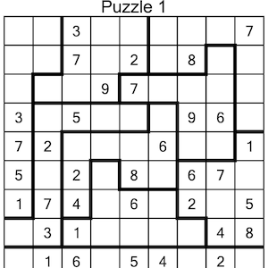 Easy, Medium and Hard Jigsaw Sudoku Puzzles Printable PDF - Bundle of ...