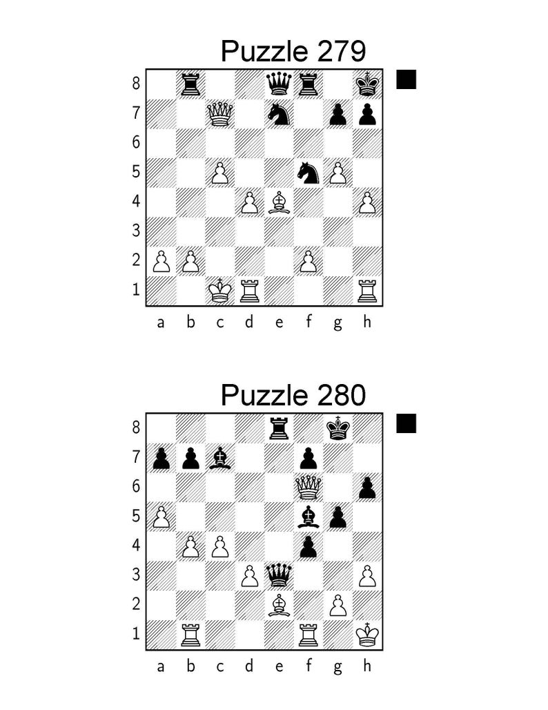 700 Medium & Hard Chess Exercises in One Move - Printable PDF With ...