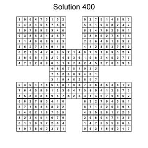 Easy, Medium and Hard Samurai Sudoku Puzzles Printable PDF - Bundle of ...