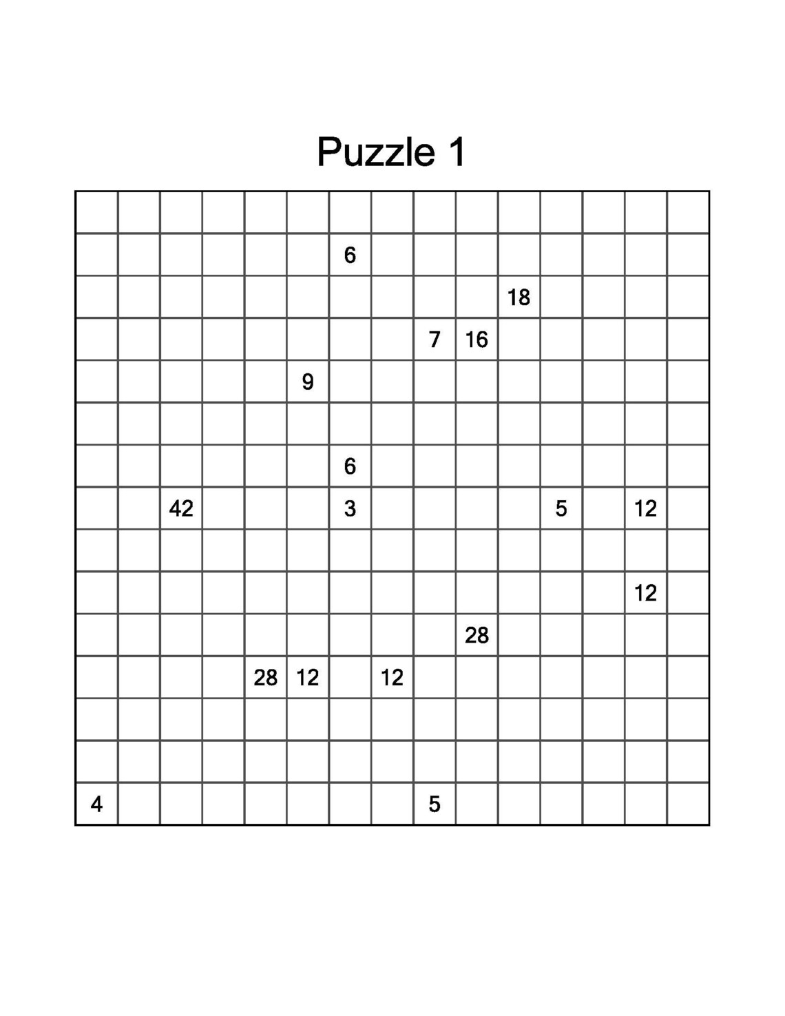 Shikaku Puzzles Printable PDF Bundle of 1200 Japanese Puzzles With ...