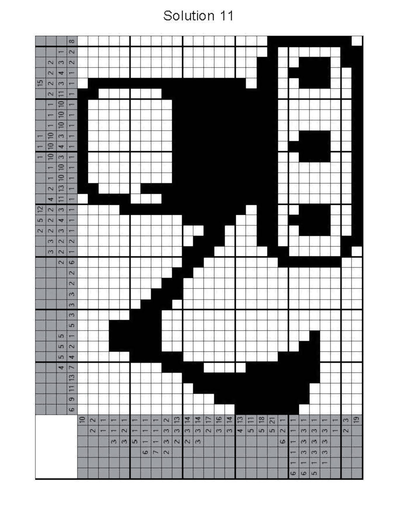 Bundle of 50 Nonogram Puzzles for Adults With Answers - Instant ...