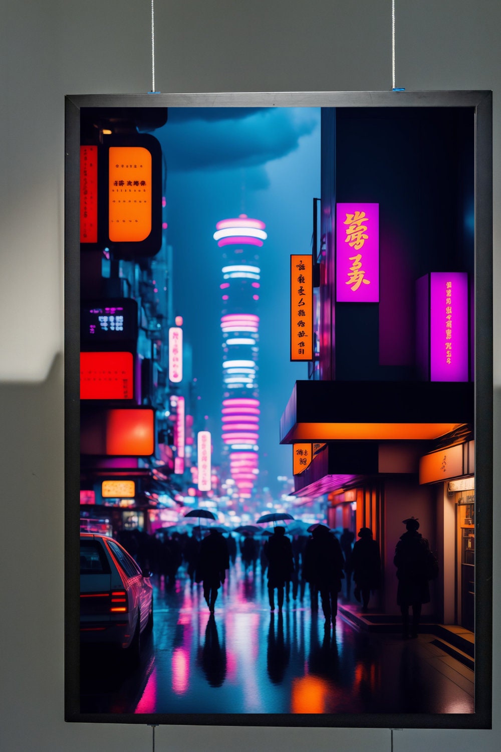 Cyberpunk Poster Tokyo, Wall Art, Digital - Etsy