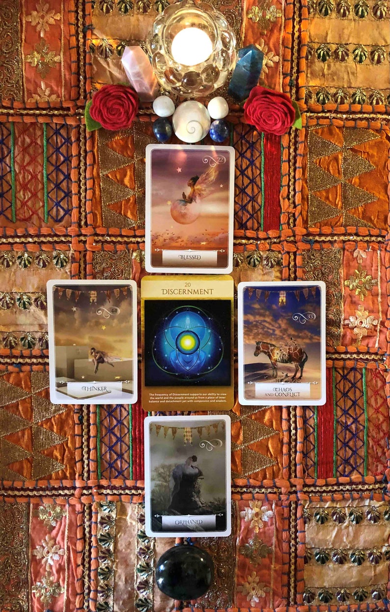 Self-care: What Your Spirit Guides Want You to Know-five Oracle Cards-psychic Reading-devi Moon ...