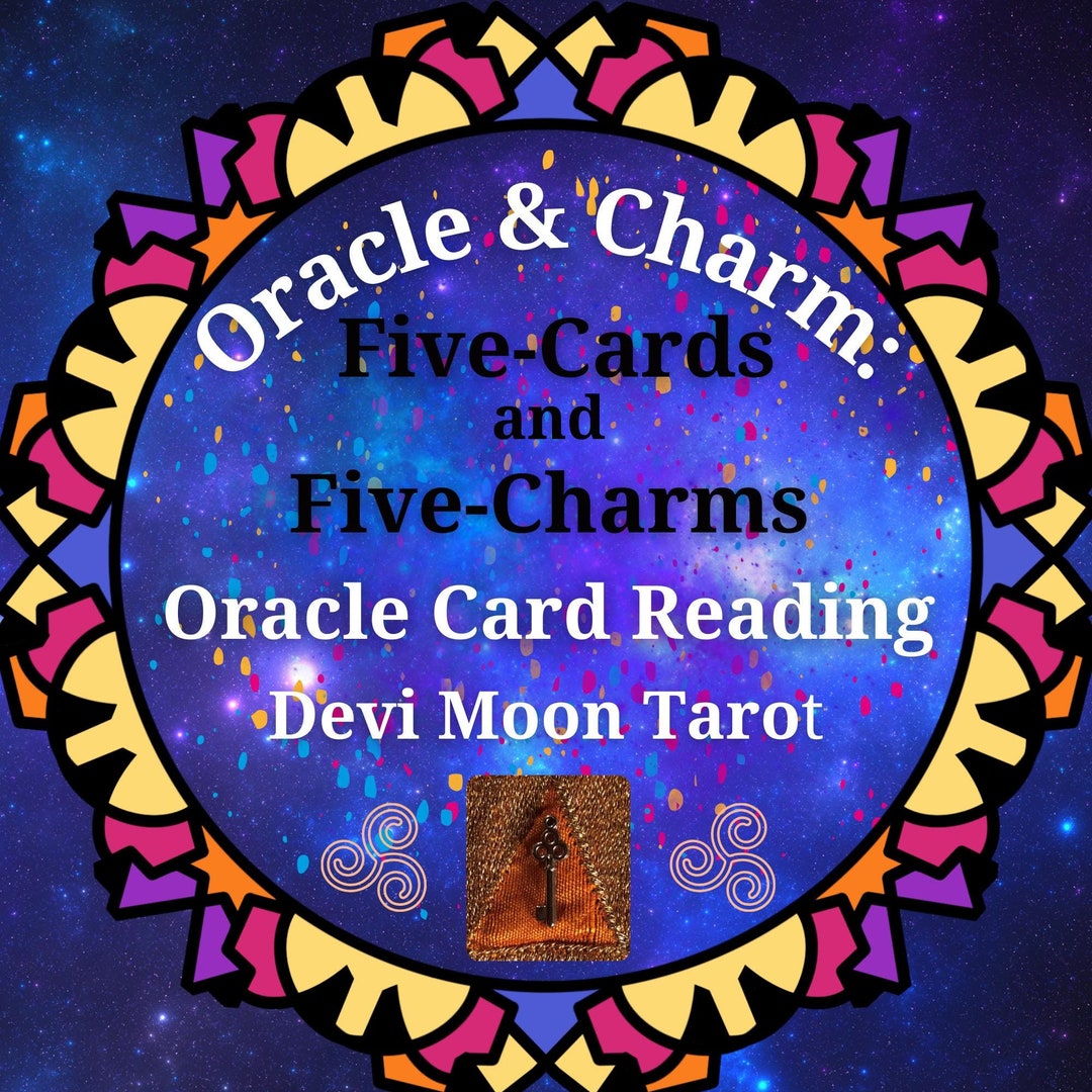 Oracle & Charm: Five-cards and Five-charms Oracle Card Reading-devi ...