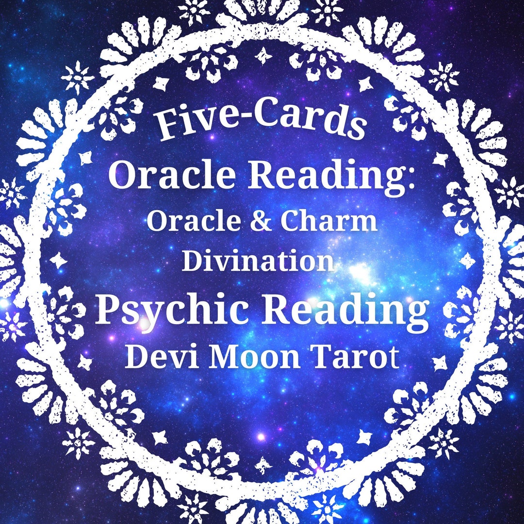 Five-cards Oracle Reading: Oracle & Charm Divination-psychic - Etsy
