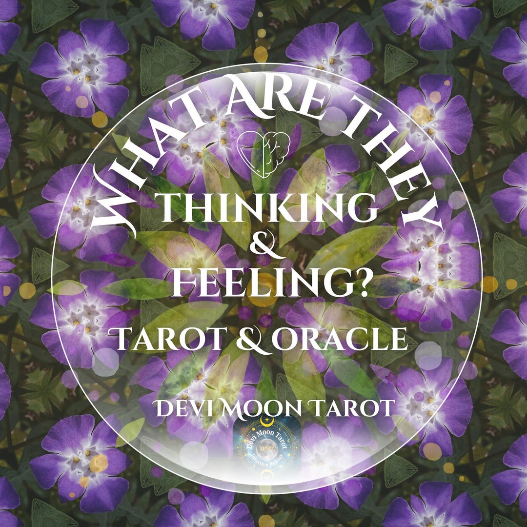 What Are They Thinking and Feeling? Tarot & Oracle Reading - Devi Moon Tarot - Etsy