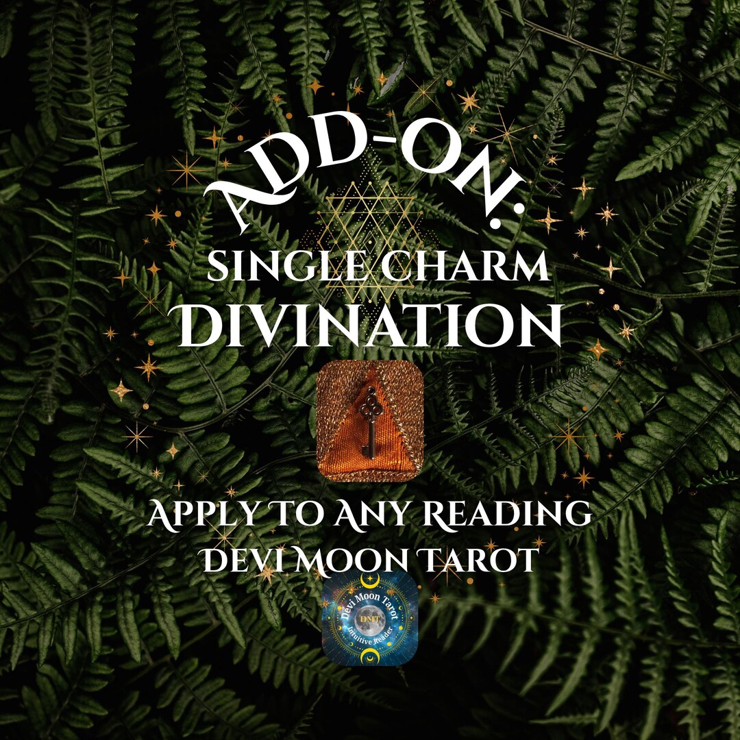 Single Charm Divination Add-on: Tarot or Oracle Reading (PDF) - Etsy