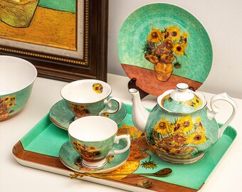 Van Gogh Tea Set - Etsy