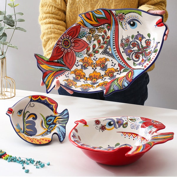 Fish Shaped Plate - Etsy