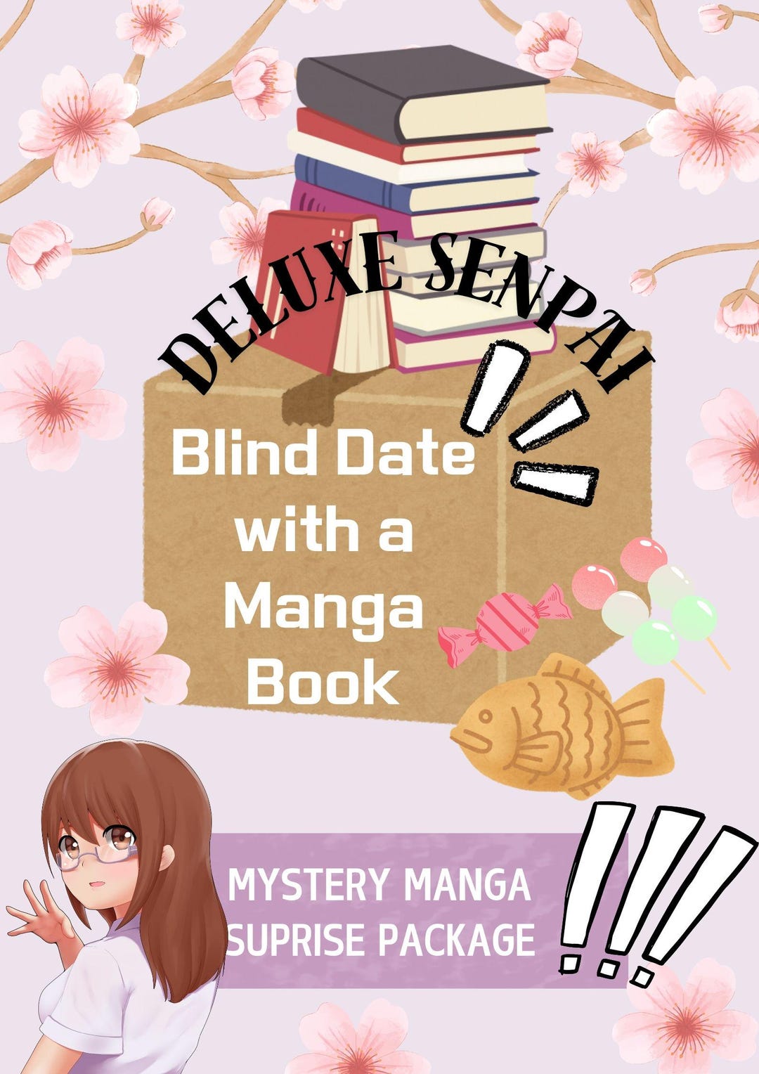 BLIND DATE With a MANGA Book Deluxe Senpai Package mystery Manga Suprise - Etsy