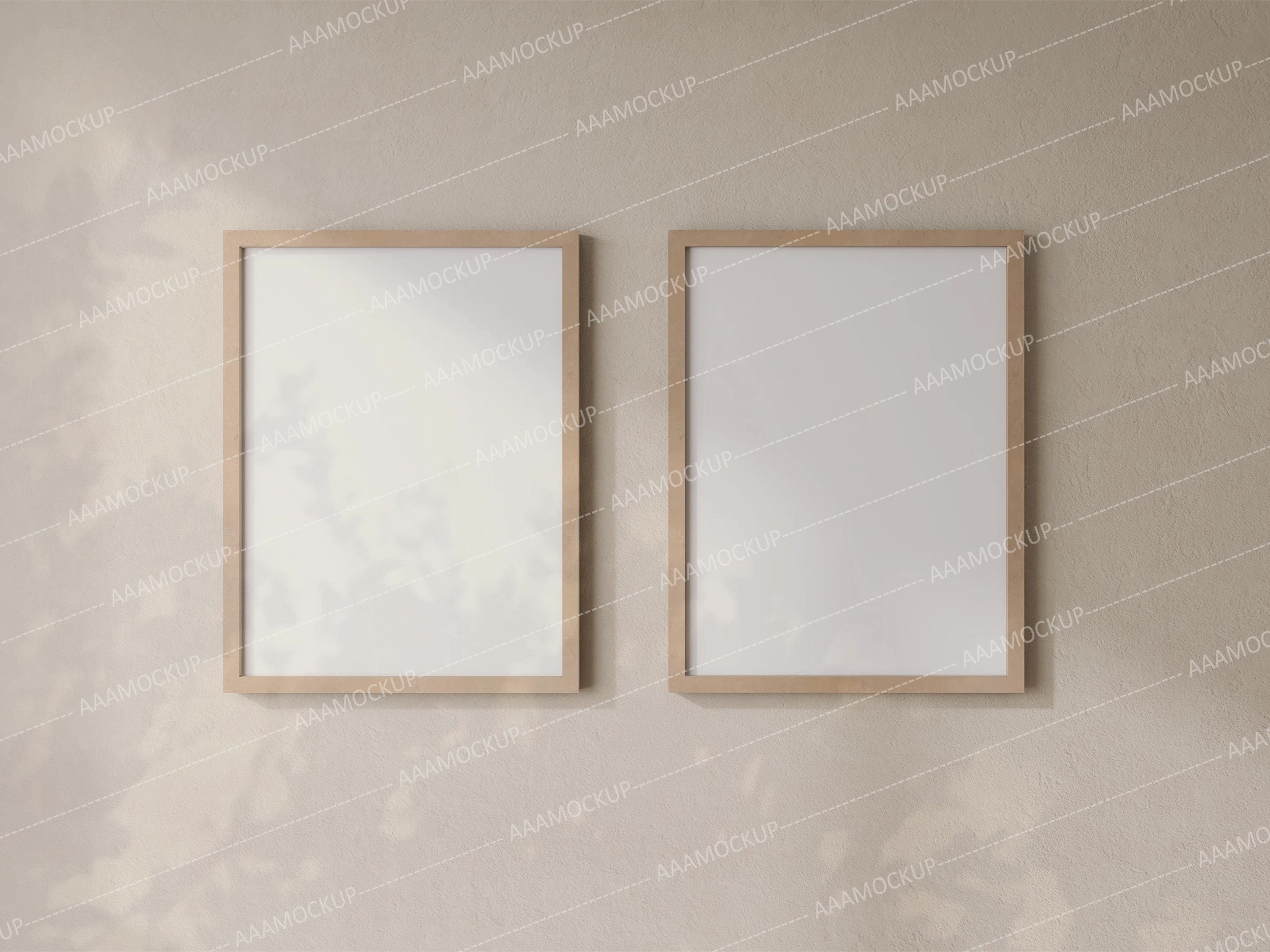 7 Video Mockup Bundle Frame| Natural Shadows| Frame Set Wall Art Mockup ...