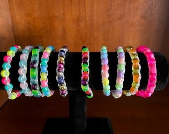 Rainbow Loom Rubber Band Bracelet Galaxy Pick or Custom - Etsy