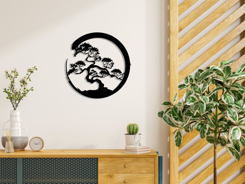 Bonsai Tree Wall Art,wall Metal Art,tree Sculpture,bonsai Art,unique ...