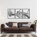 Metal Artistry,line Drawings on Metal Wall Art,modern and Minimalist ...