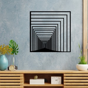 Stunning Geometric Pattern Metal Wall Sculpture,wall Metal Art ...