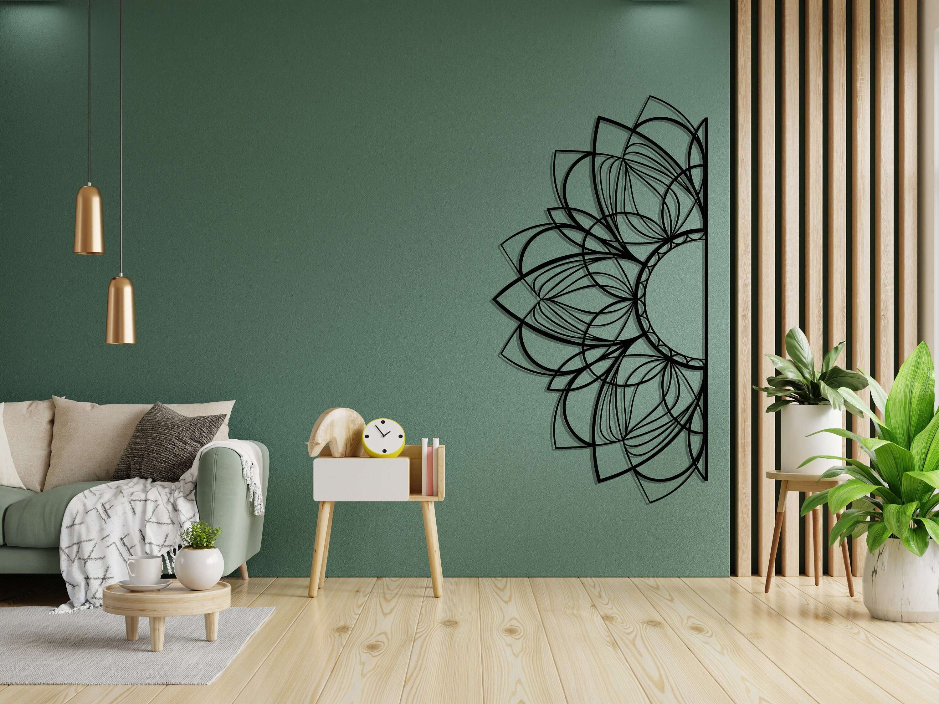 Sutra Black Metal Mandala Wall Art Bedroom Metal Wall Art - Etsy