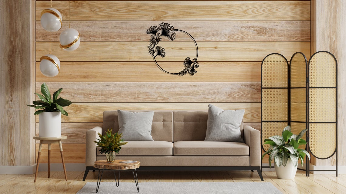 Wall Metal Art Decorluxry Home Decorliving Room Flower - Etsy