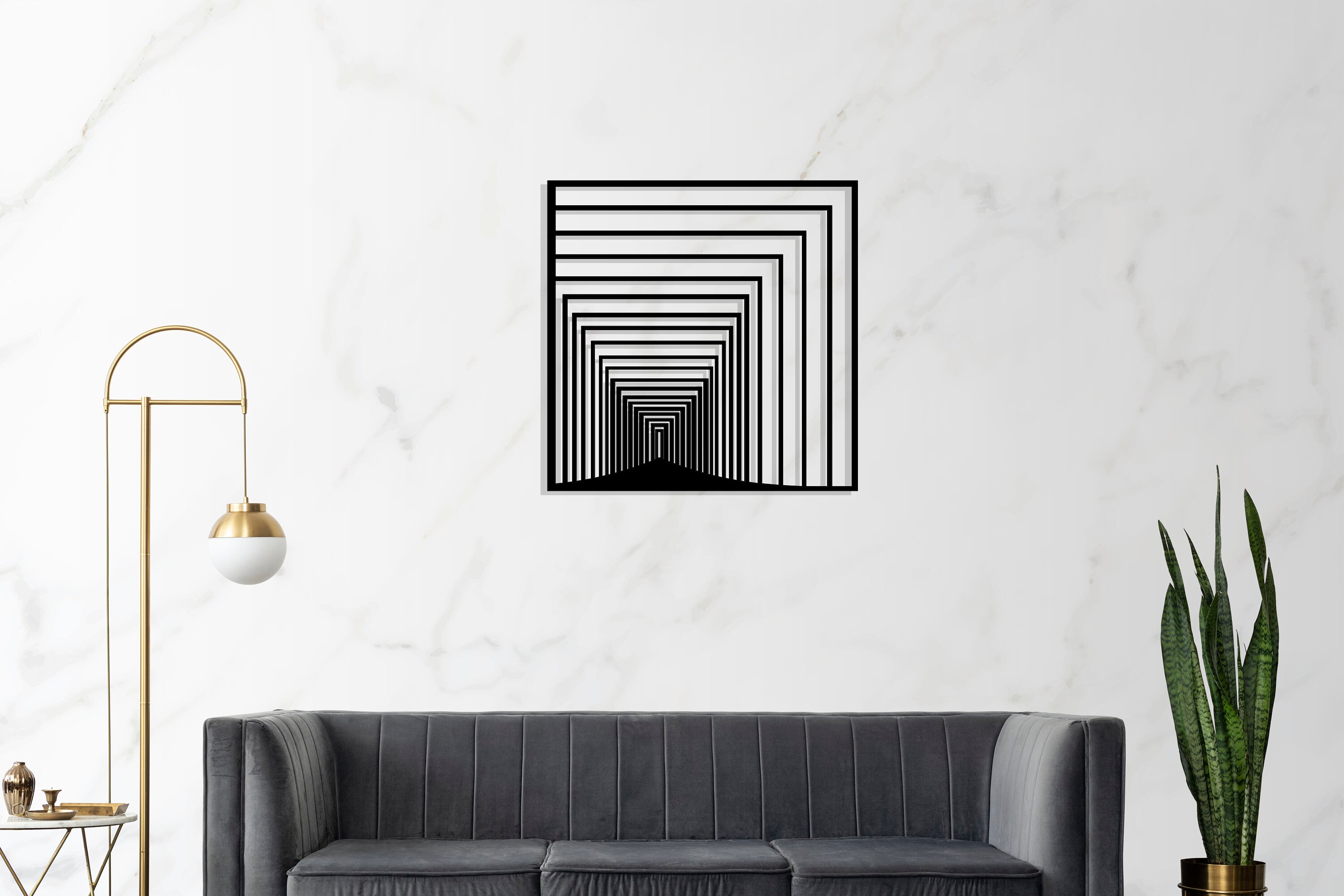 Stunning Geometric Pattern Metal Wall Sculpturewall Metal - Etsy