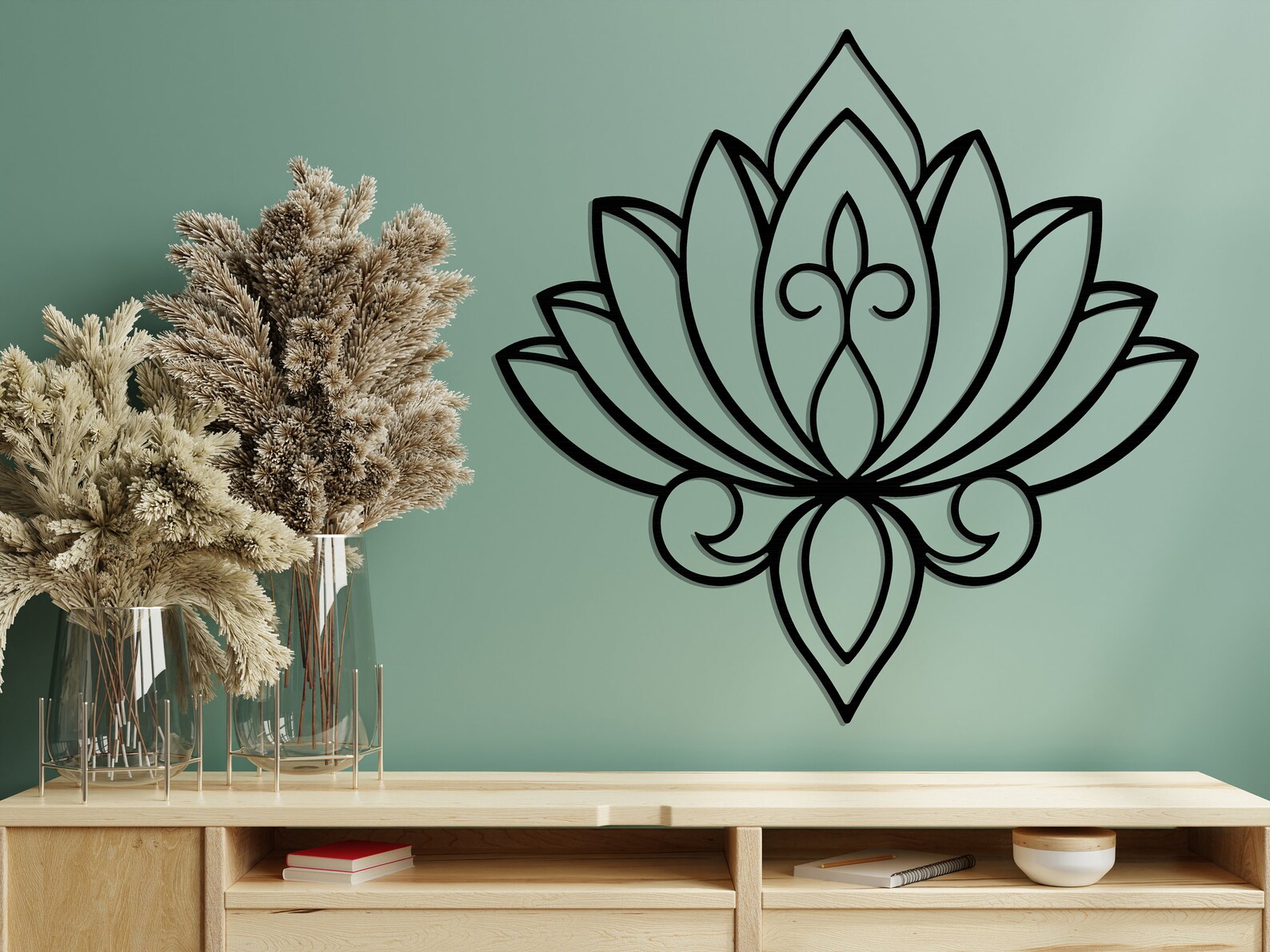 Lotus Flower Shaped Metal Table,unique Lotus Flower Wall Art,lotus ...