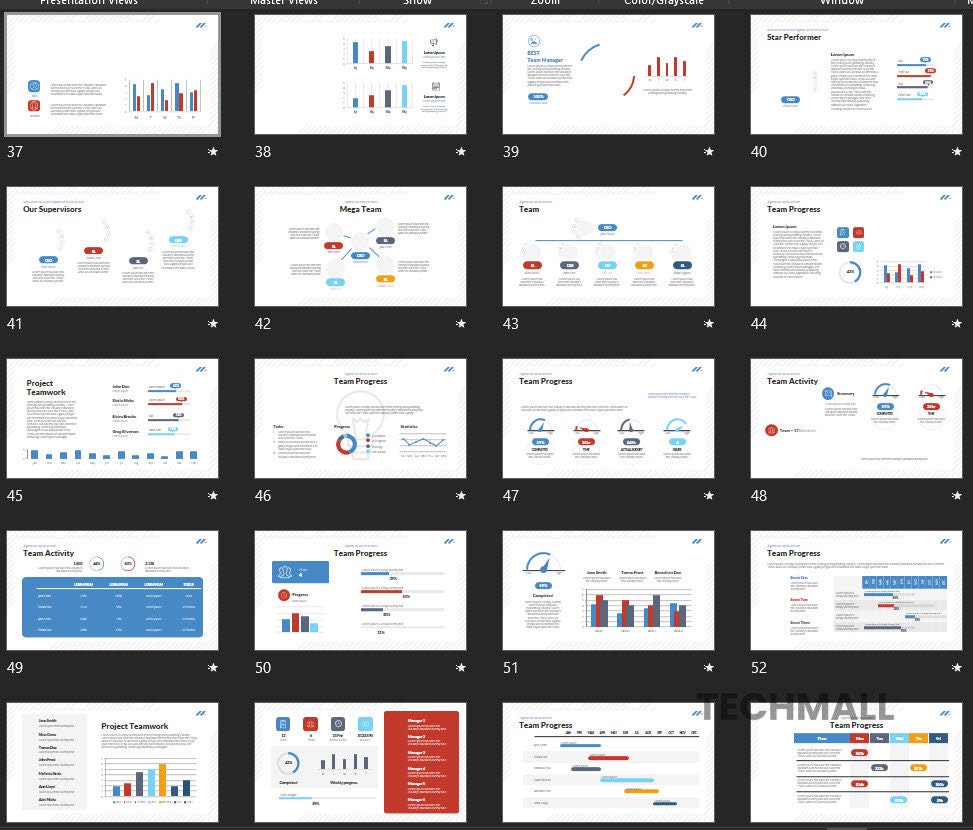 Project Management and Collaboration Powerpoint Presentation Template ...