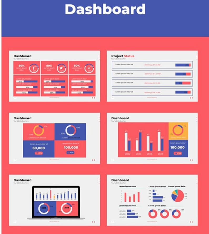 Data Driven Chart and Infographic Powerpoint Template | Excel Editable Data - Etsy UK