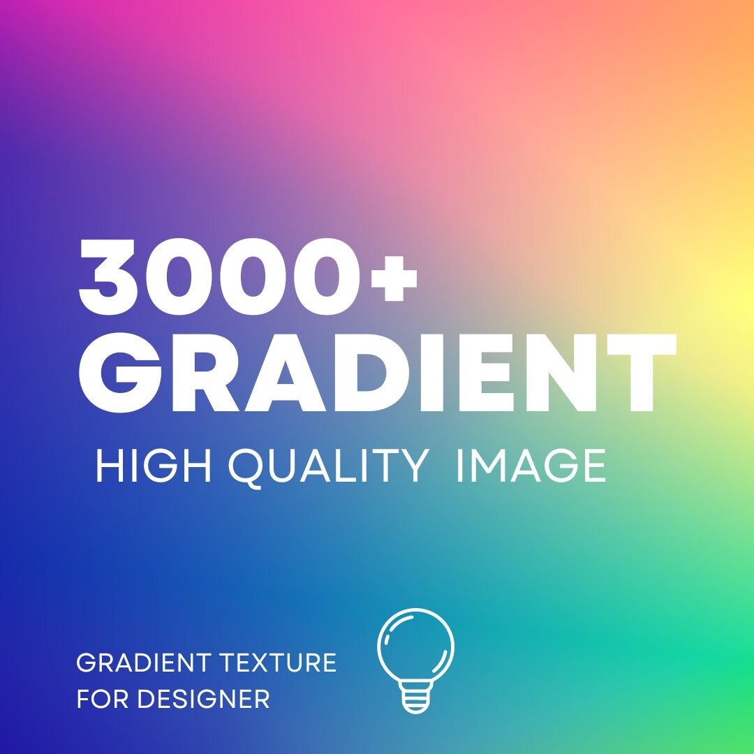 3000+ Professional Gradient Textures Bundle | High Quality for Graphic ...