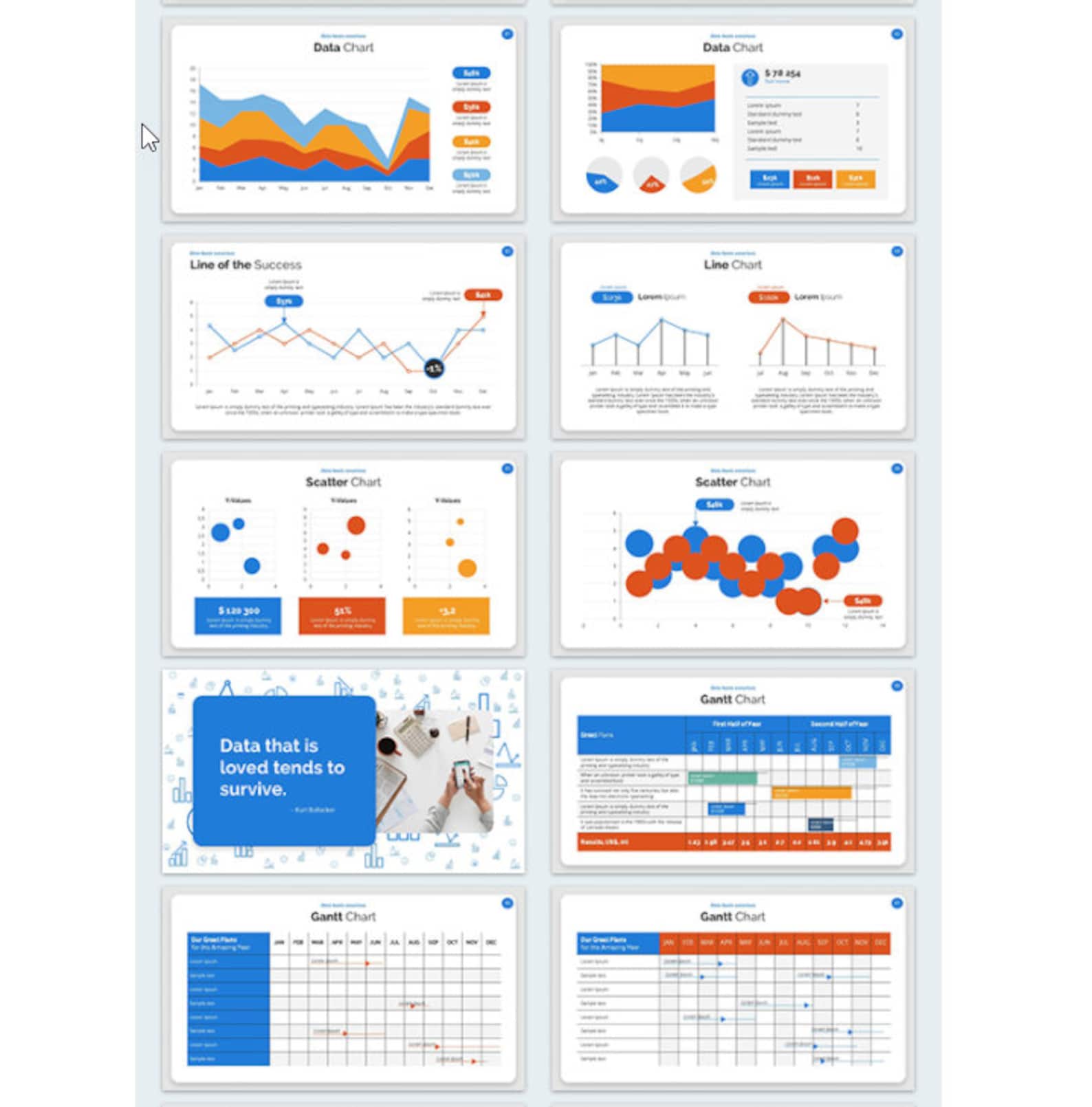 Data Statistics Powerpoint Presentation Template: Impress Your Audience ...