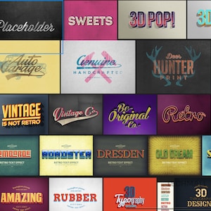 1000+ Premium Photoshop Text Effects Bundle | PSD | Editable | Various ...
