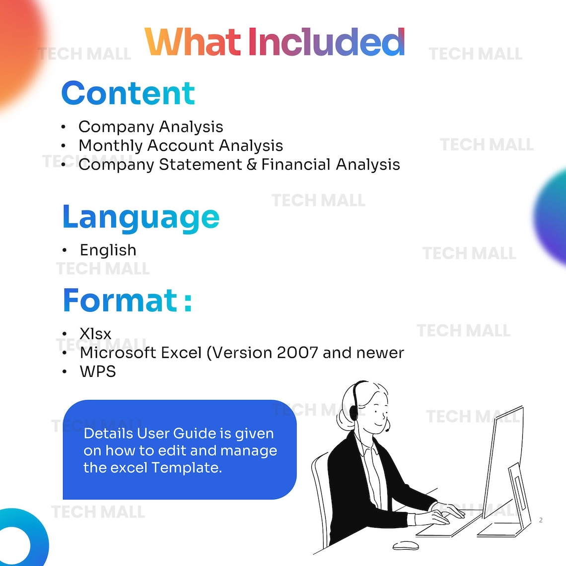 Financial Analysis Excel Templates With Key Ratio (auto Update ...