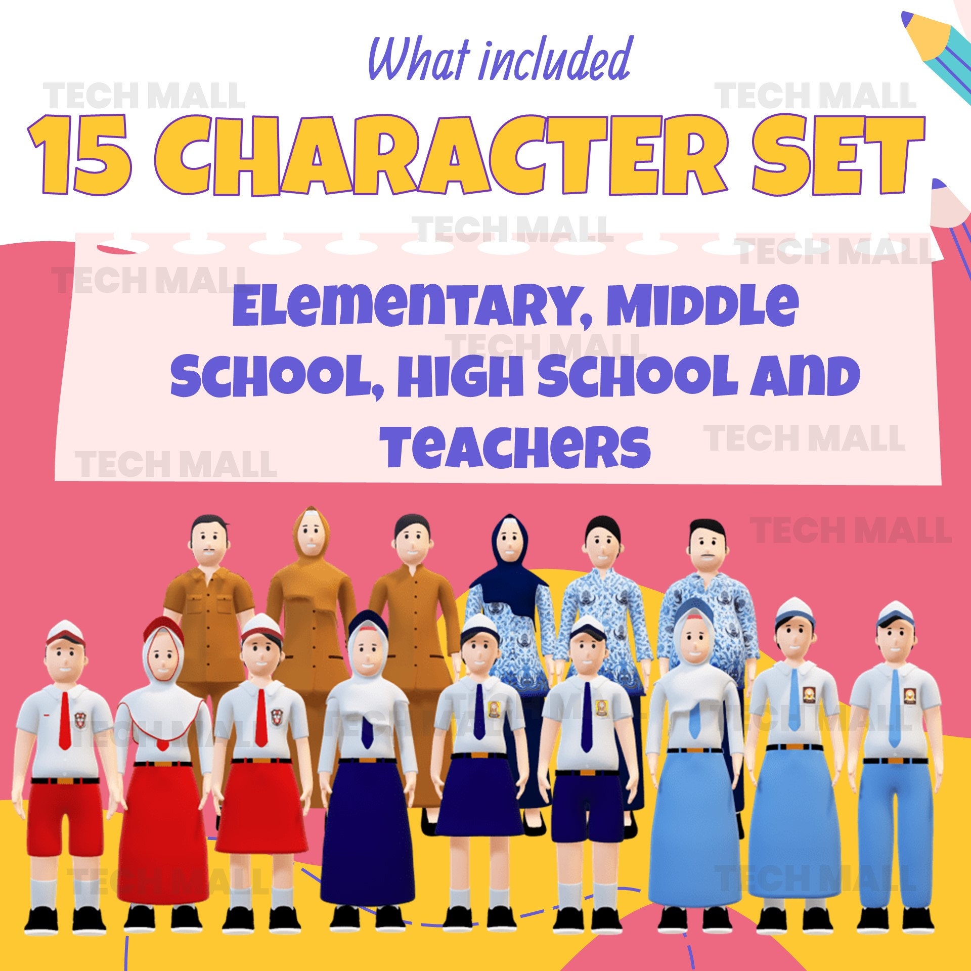 3D Teaching Powerpoint Template for Educator | Interactive Learning - Etsy