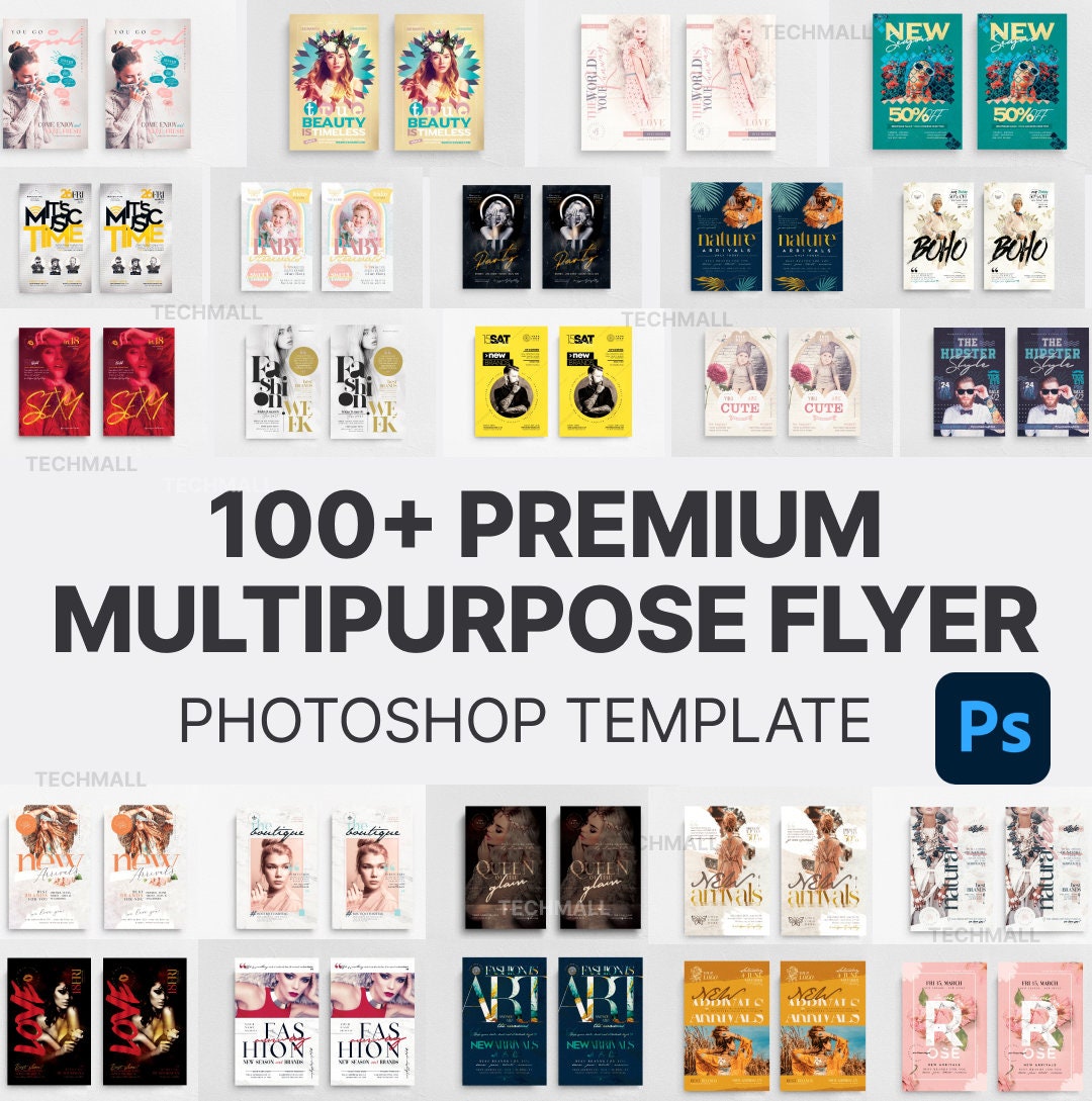 100+ Fully Customizable PSD Flyer Templates for Graphic Designers ...