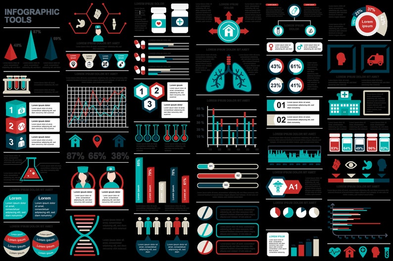 Medical Infographic Premium Editable Template Bundle | 16 Set ...