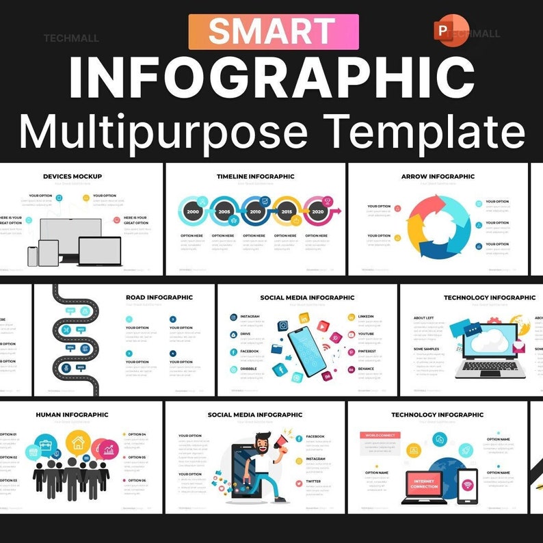 Smart Infographic Multi-purpose Powerpoint Template A Comprehensive and ...