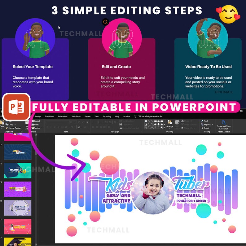 1300 Youtube Powerpoint Design Kit for Video Makers - Etsy