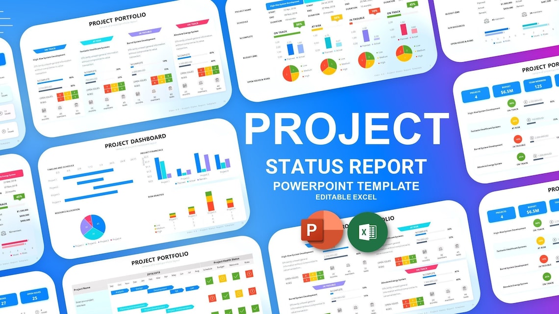 200+ Project Status Report Powerpoint Template: Streamline ...