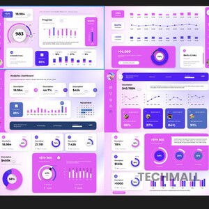 Analytics Data Dashboards Powerpoint Template: Simplify Data Insights ...
