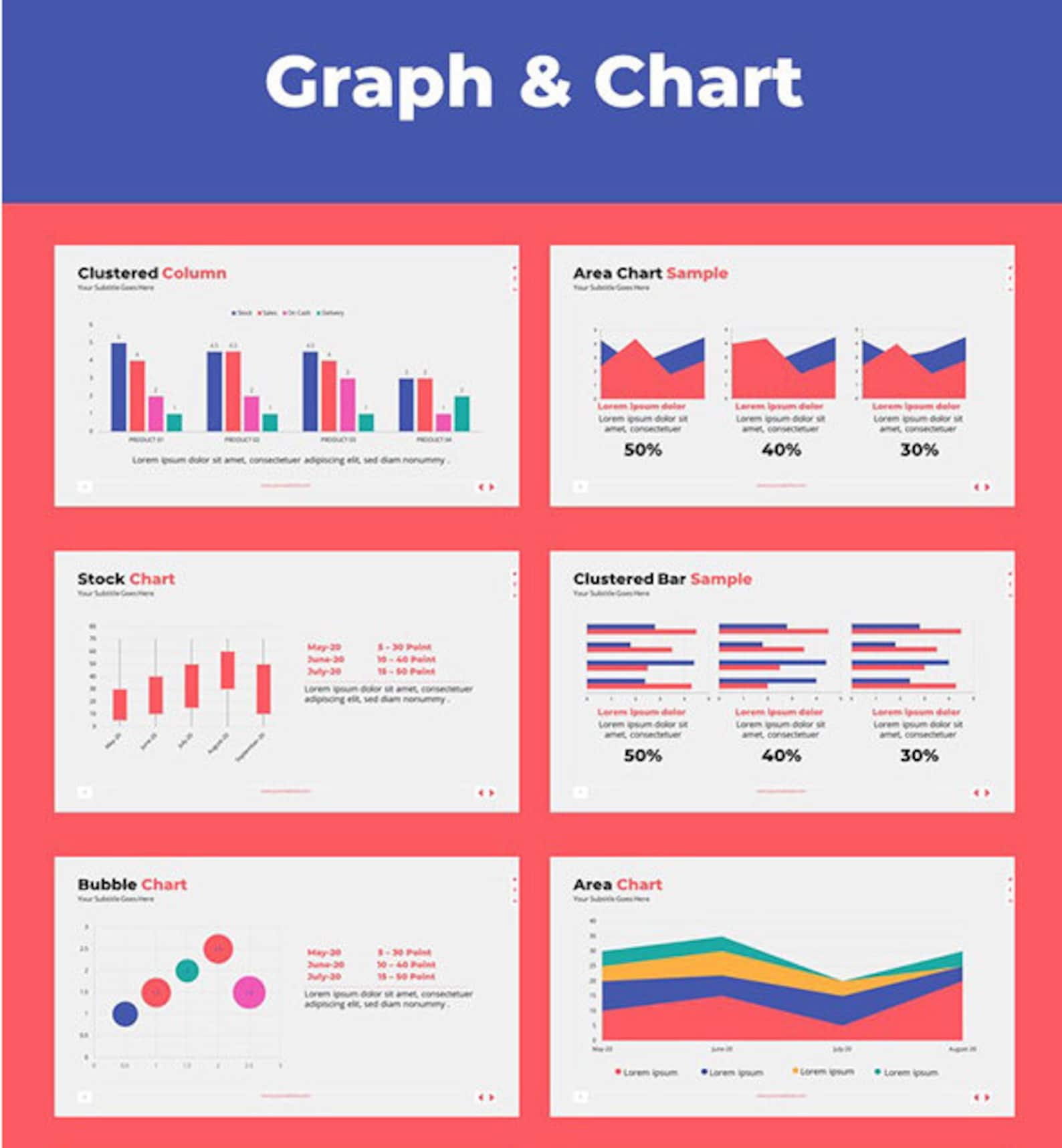 Data Driven Chart and Infographic Powerpoint Template | Excel Editable ...