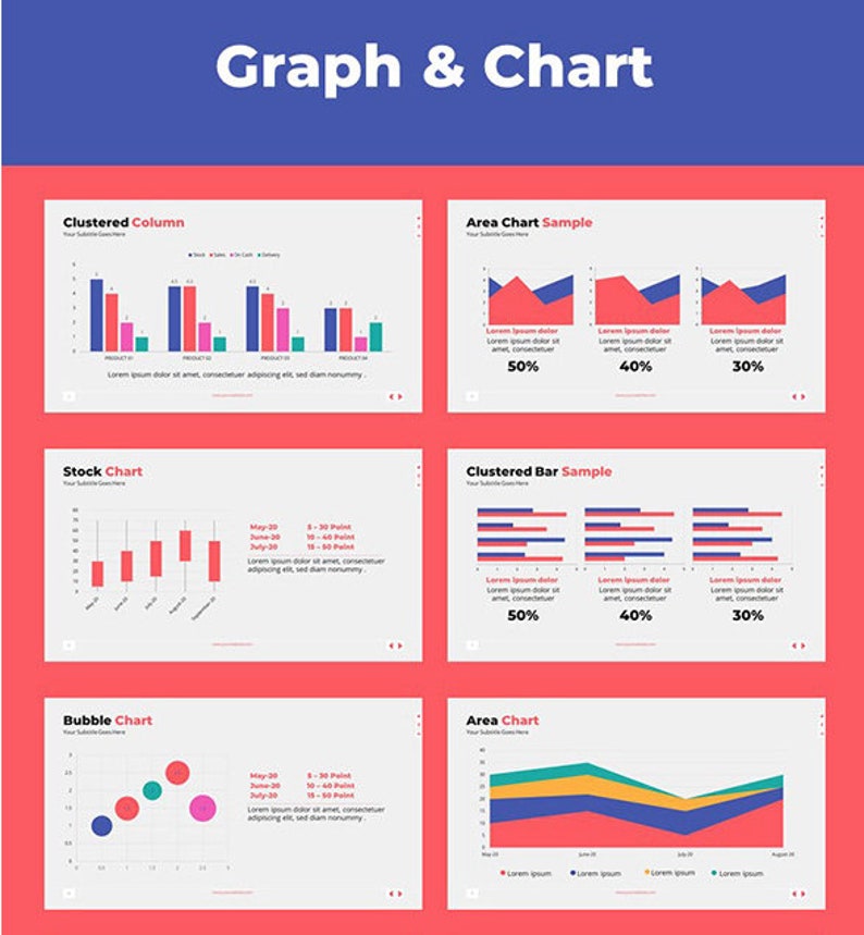 Data Driven Chart and Infographic Powerpoint Template | Excel Editable Data - Etsy