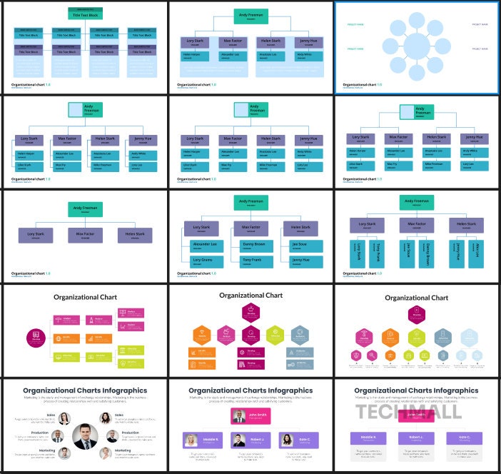 Organizational Charts Infographics Powerpoint Presentation Template ...