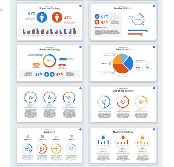 Data Statistics Powerpoint Presentation Template: Impress Your Audience ...