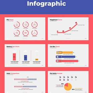 Data Driven Chart and Infographic Powerpoint Template | Excel Editable ...
