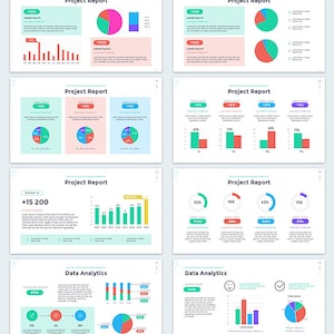 Professional Project Report Powerpoint Presentation Template: Impress ...