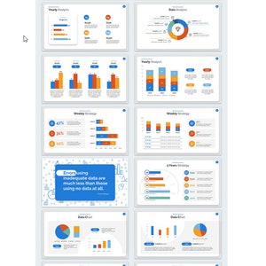 Data Statistics Powerpoint Presentation Template: Impress Your Audience With Accurate ...
