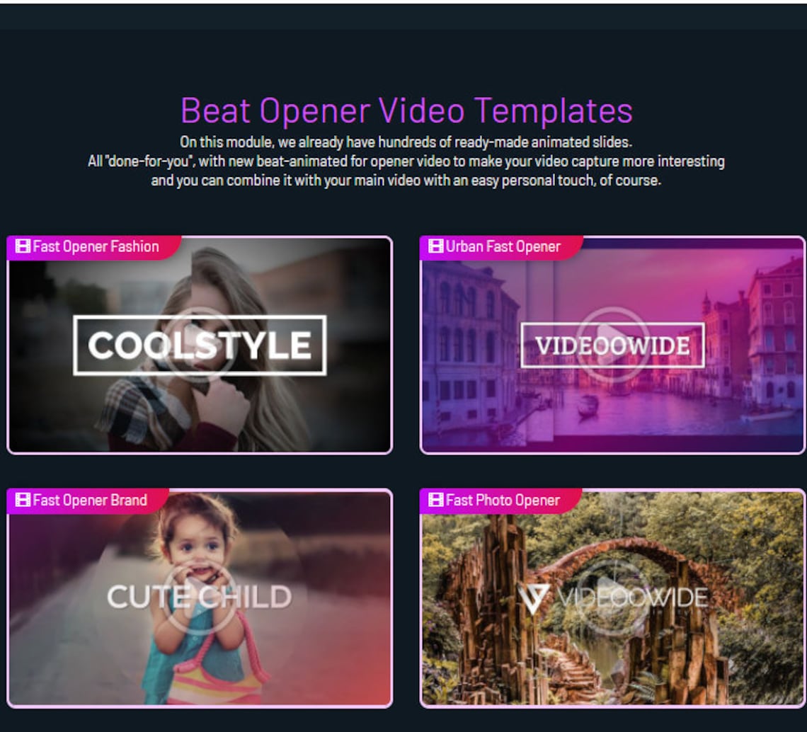 Marketing Video Powerpoint Templates | 18 Modules - Etsy