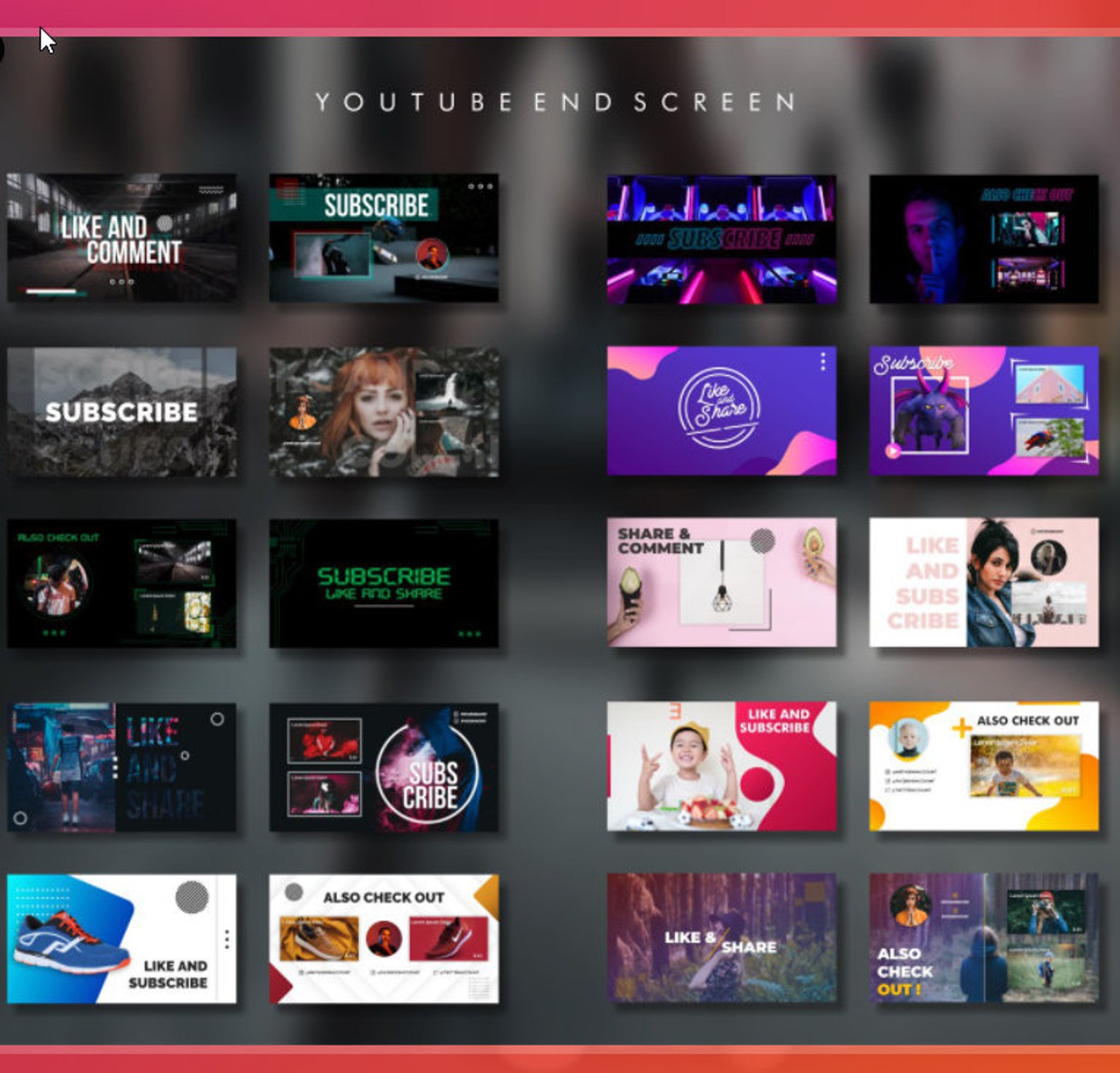 1300 Youtube Powerpoint Design Kit for Video Makers - Etsy