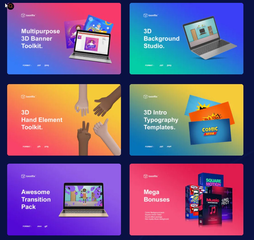 Futuristic 3D Animated Sales Video Powerpoint Template | 3D Video - Etsy