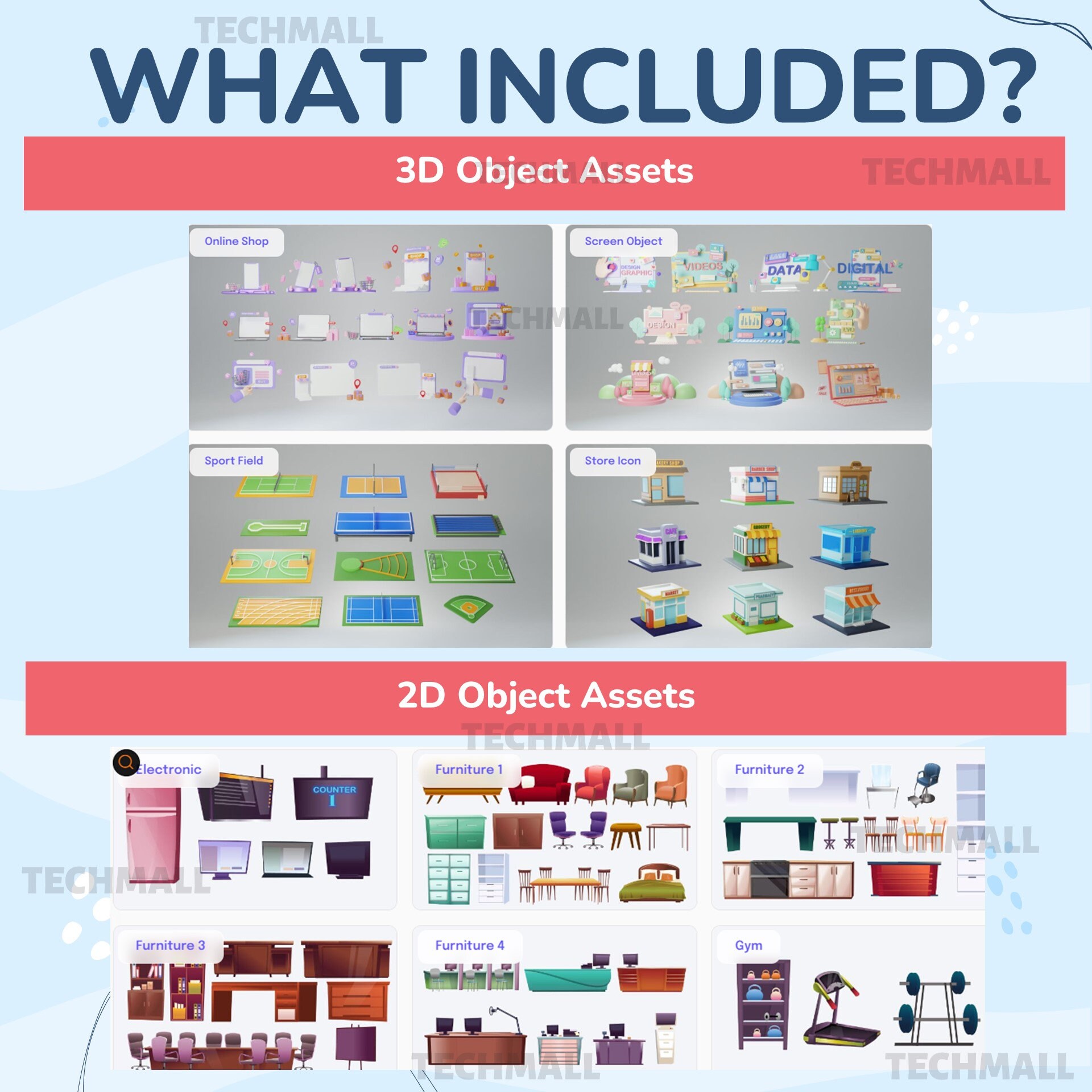 2D & 3D Powerpoint Marketing Kit 2022 | Trending Template - Etsy