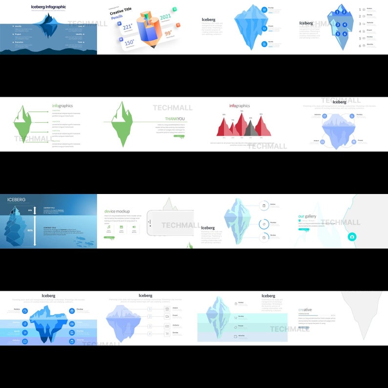 Iceberg Infographics Powerpoint Presentation Template Easy Edit ...