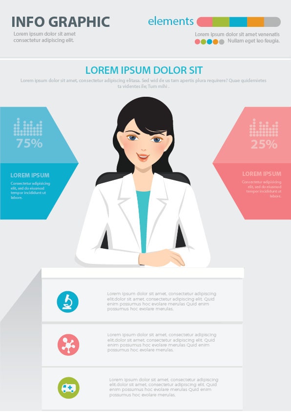 Medical Infographic Premium Editable Template Bundle | 16 Set ...