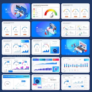 KPI Dashboard Powerpoint Template With Editable Excel Sheet: Boost Your ...